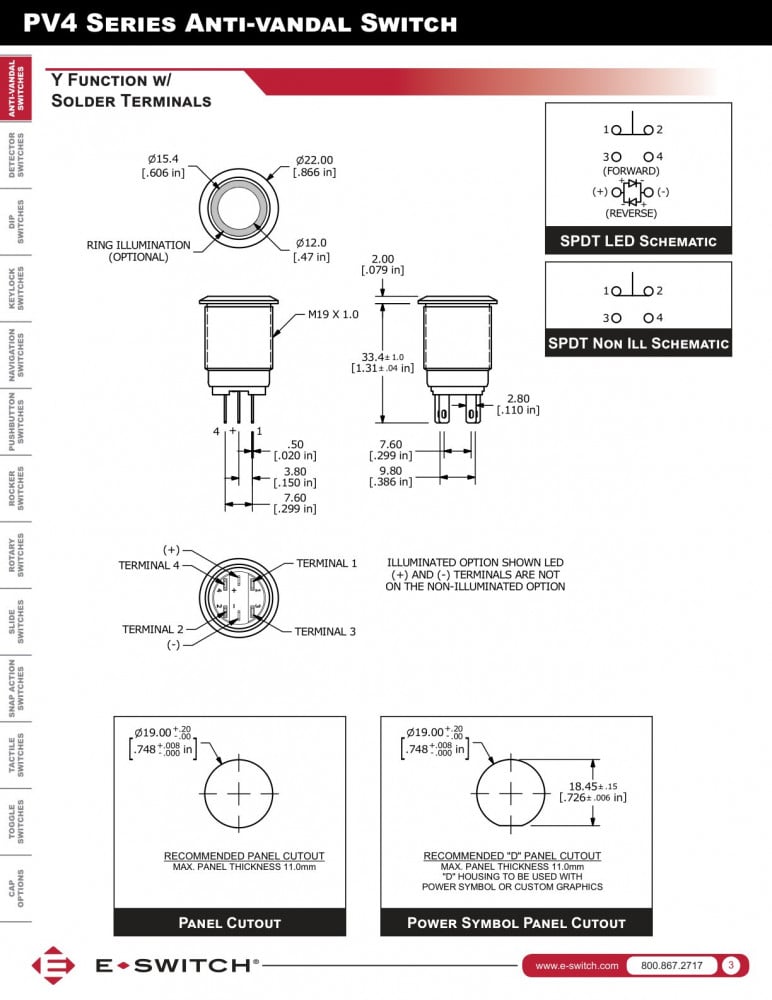 PV4 series technical document page 3