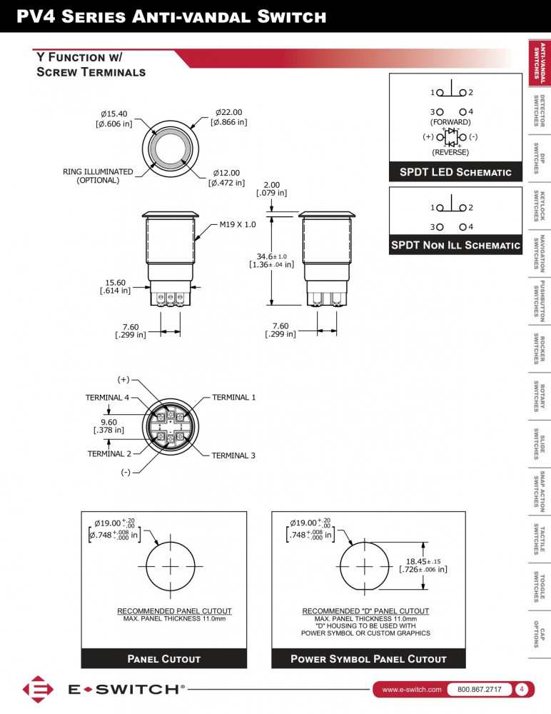 PV4 series technical document page 4