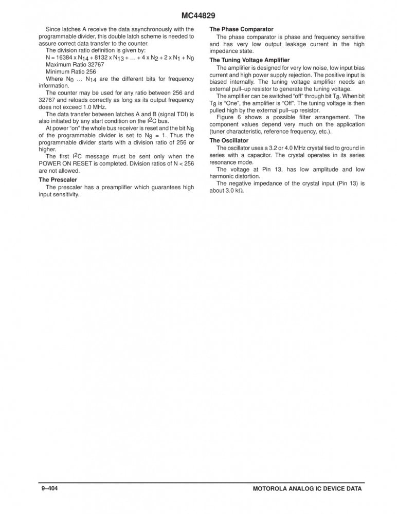 MC44829 technical document page 8