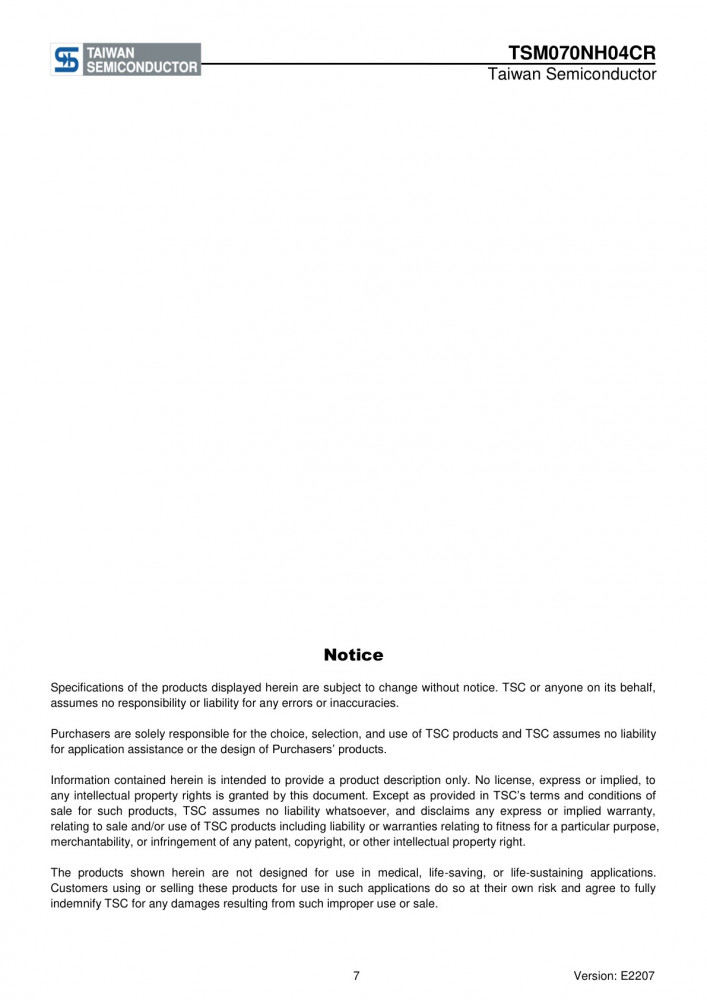 TSM070NH04CR datasheet page 7