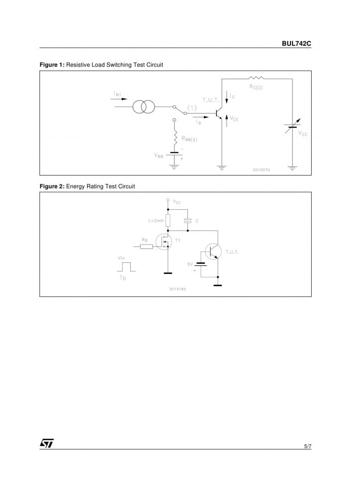 BUL742C datasheet page 5