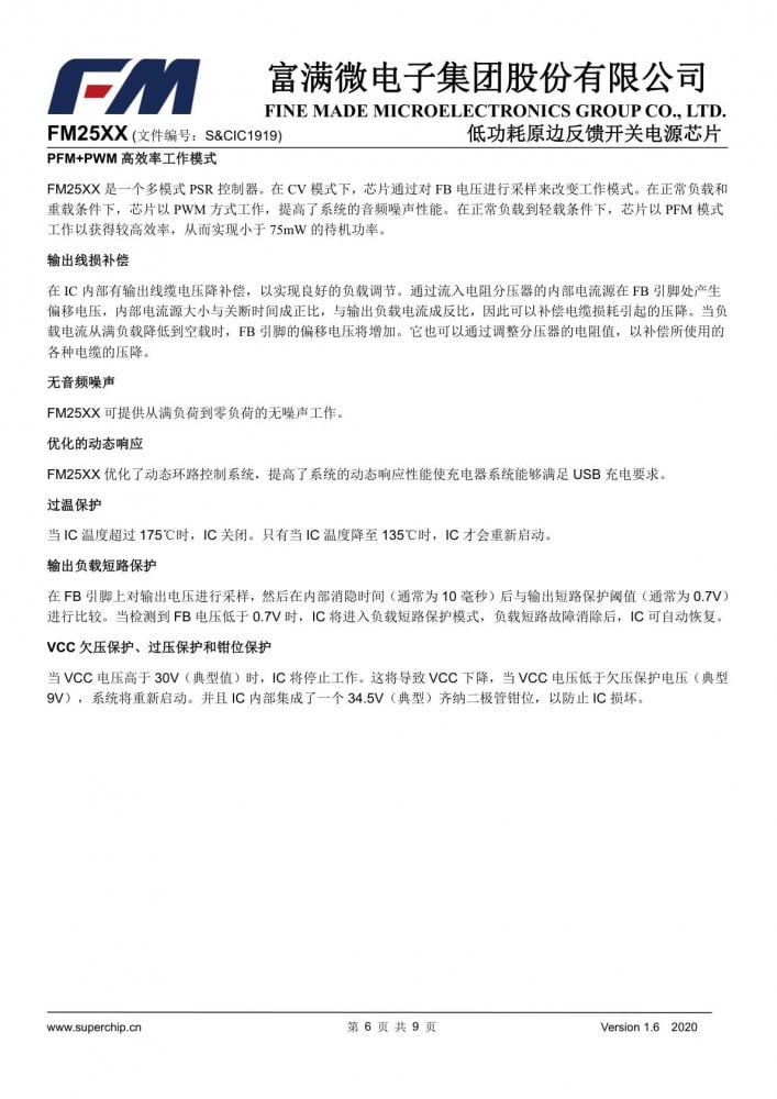 FM2540TS datasheet page 6