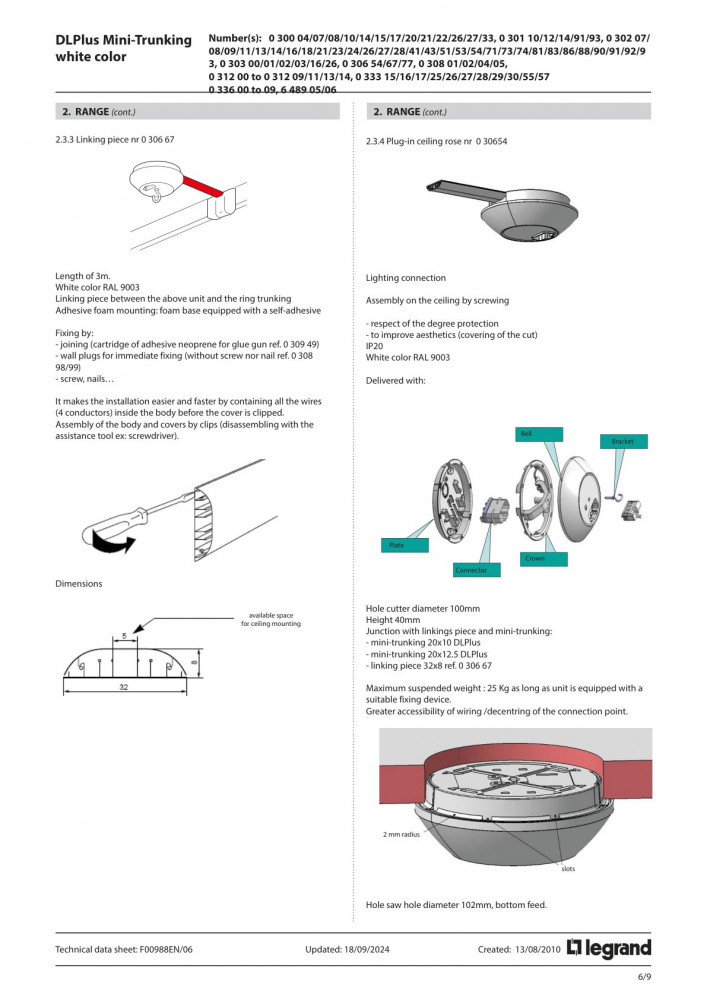 Legrand DLPlus technical document page 6