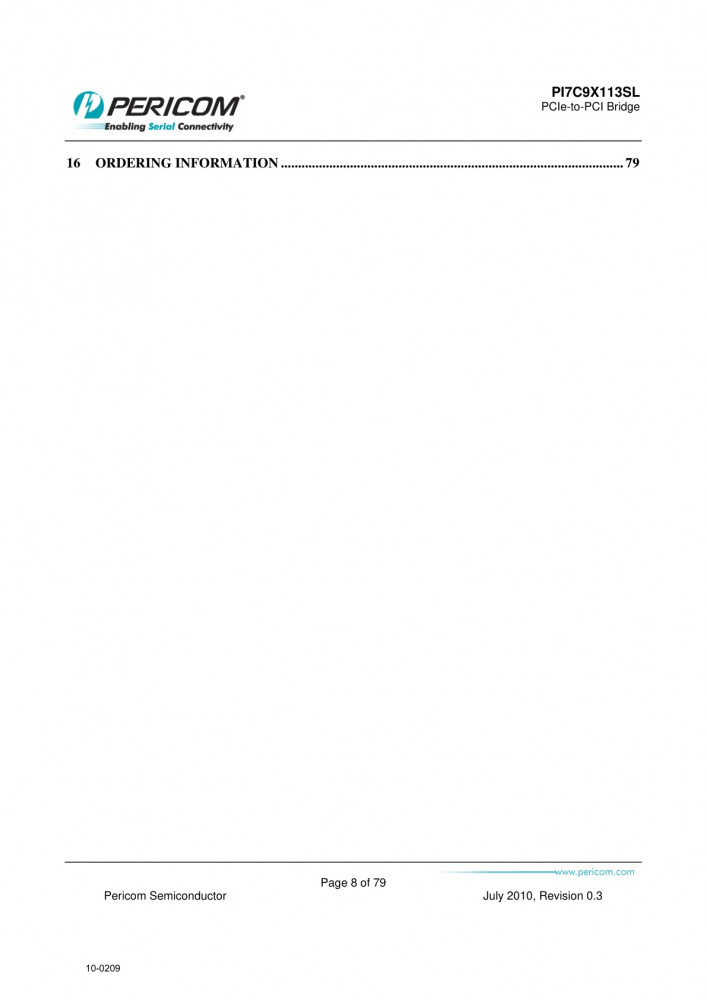 PI7C9X113SL datasheet page 8