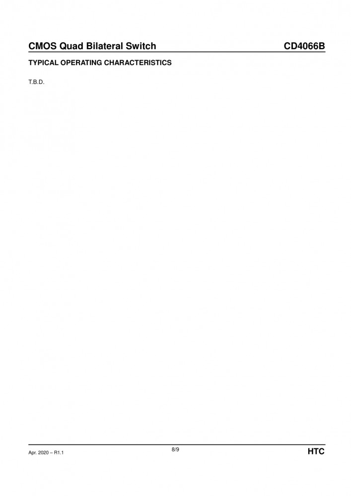 CD4066BD datasheet page 8