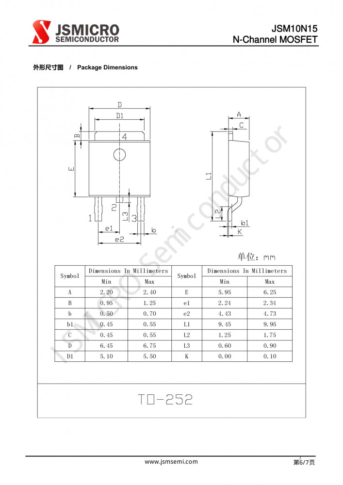 JSM10N15 datasheet page 6