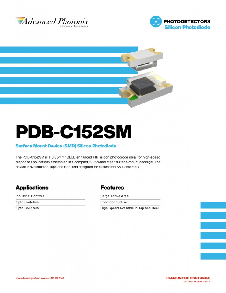 PDB-C152SM datasheet page 1
