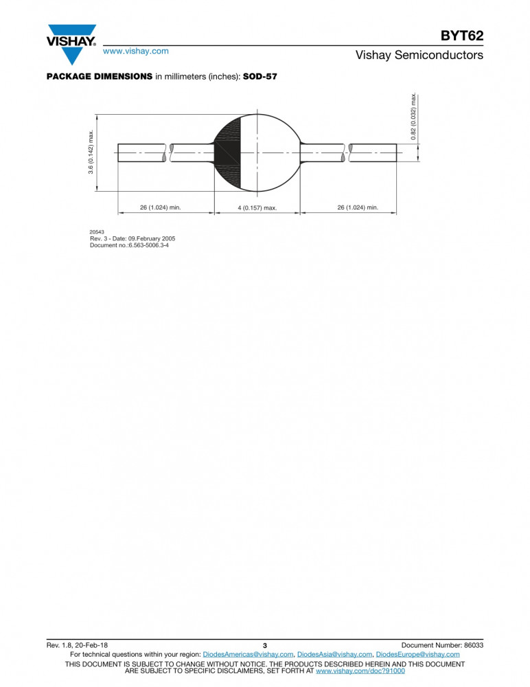 BYT62 datasheet page 3