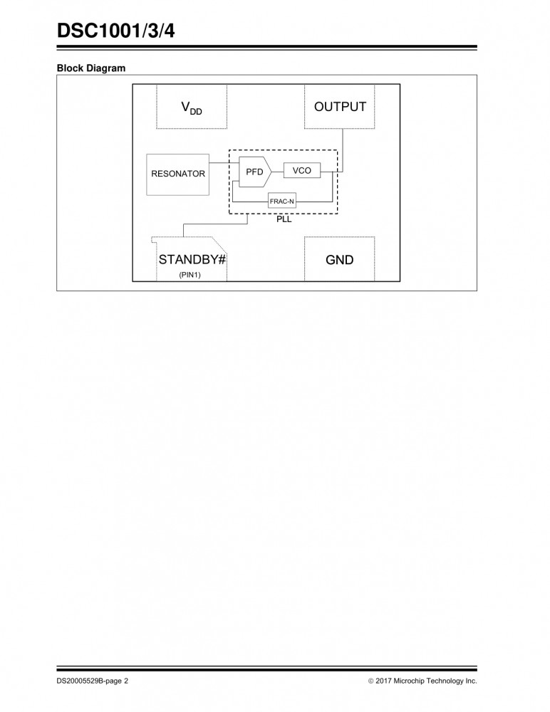DSC1001 datasheet page 2
