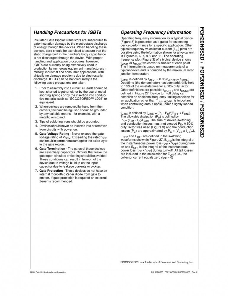 FGB20N6S2D datasheet page 8