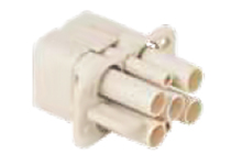 Heavy-Duty Crimp Contact Insert, Female, 10-Pole, 16A, for Crimp Contacts, Size 6B «44x27»
