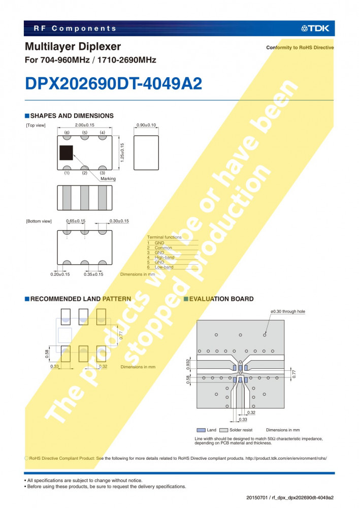 DPX202690DT-4049A2 datasheet page 2