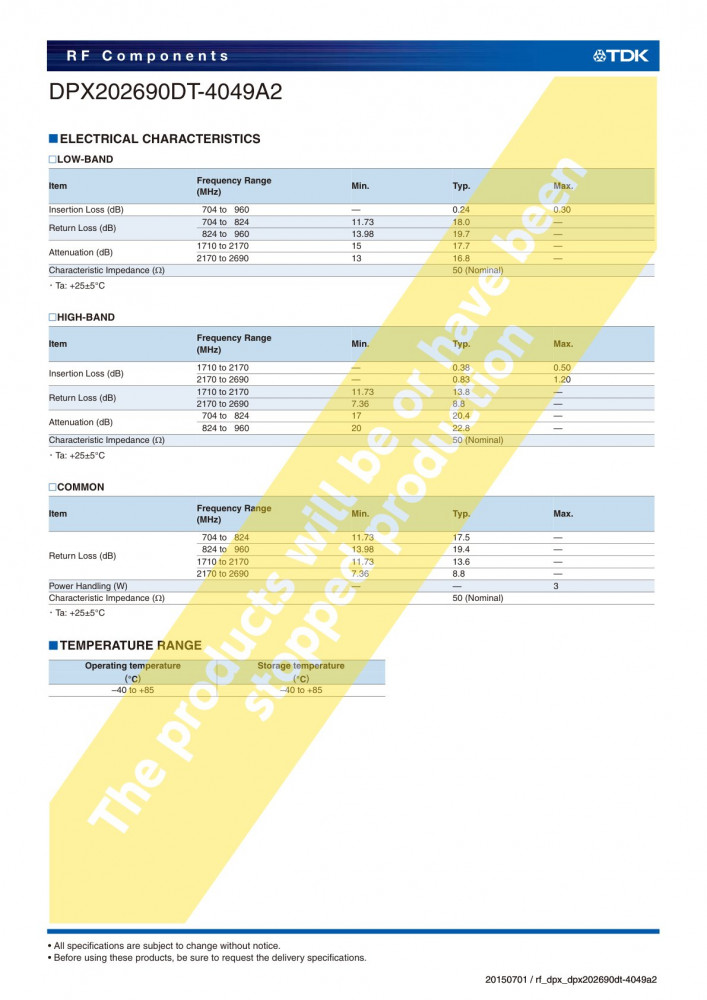 DPX202690DT-4049A2 datasheet page 3