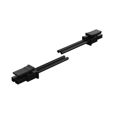 Micro-Fit 3.0 Female-to-Micro-Fit 3.0 Female Off-the-Shelf (OTS) Cable Assembly, Single Row, 600.00mm Length, Tin (Sn) Plating, 2 Circuits, Black for sale