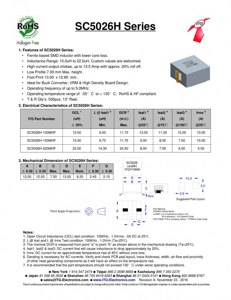 SC5026H technical document page 1