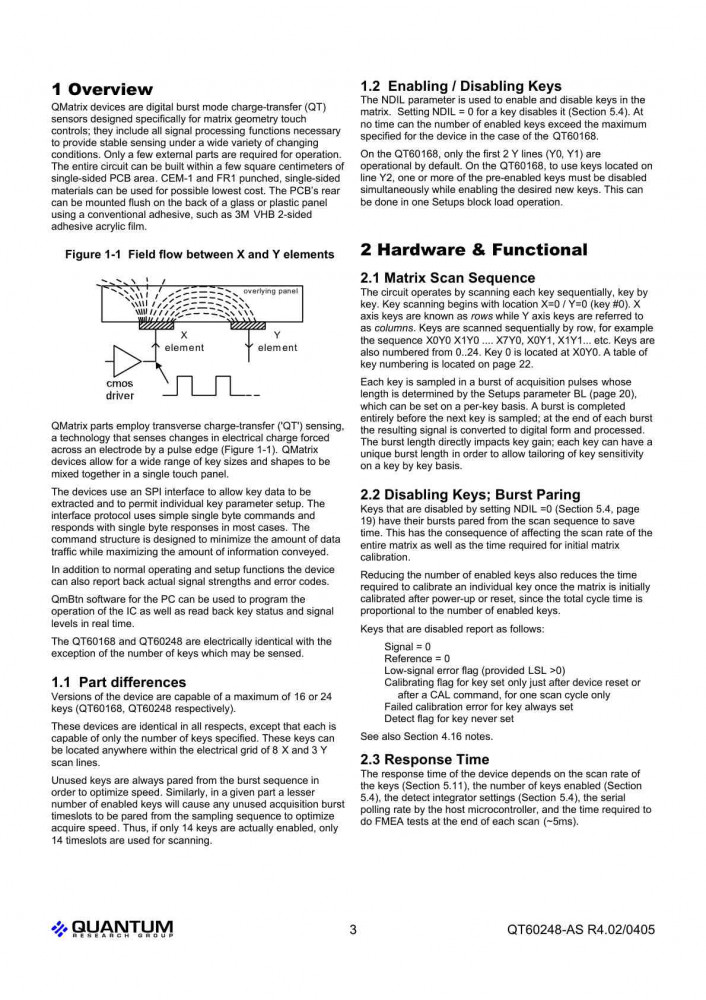 QT60168-ASG technical document page 3