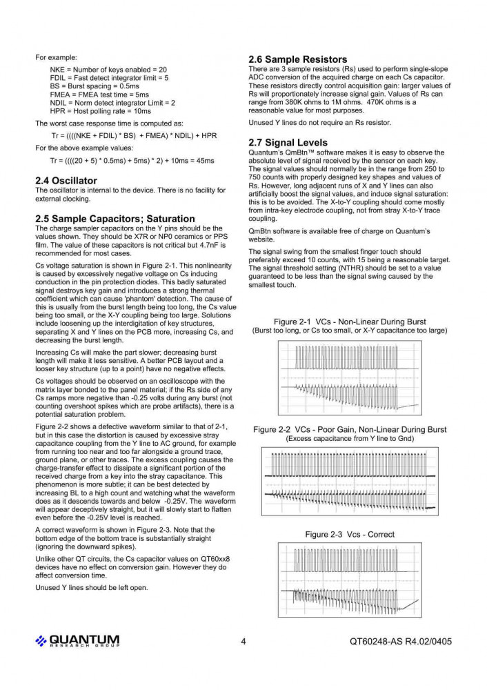 QT60168-ASG technical document page 4