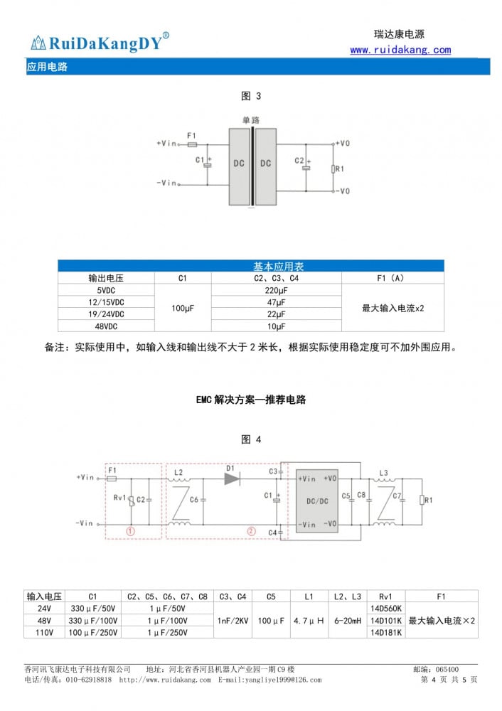 RKF series datasheet page 4