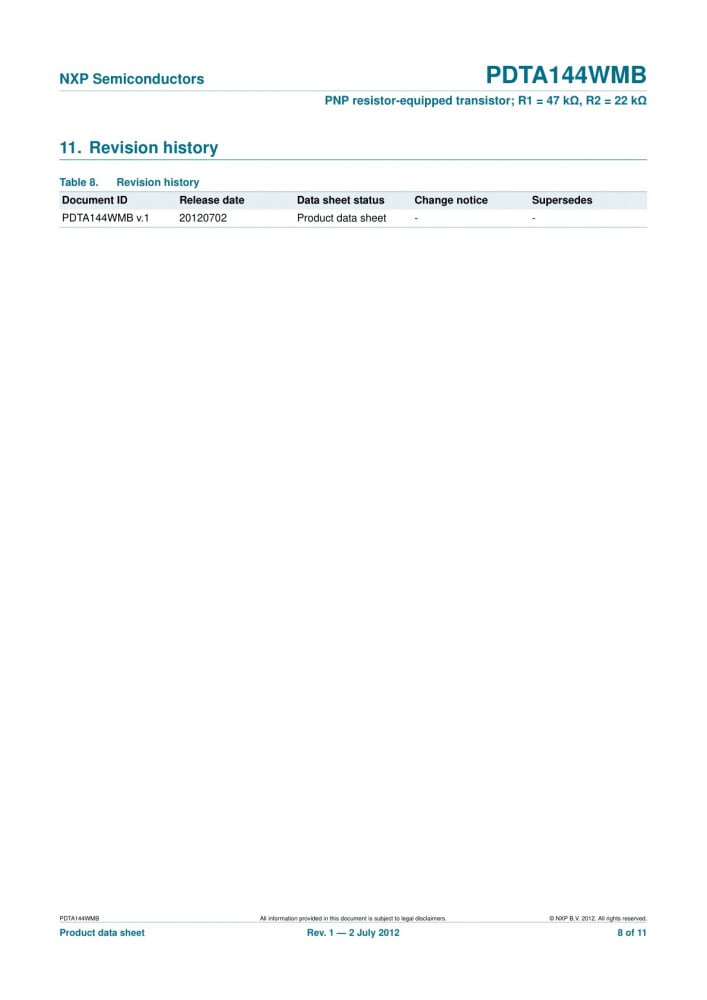 PDTA144WMB datasheet page 9