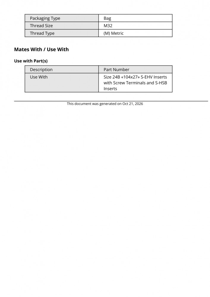 Technical document page 3 for product 936013864
