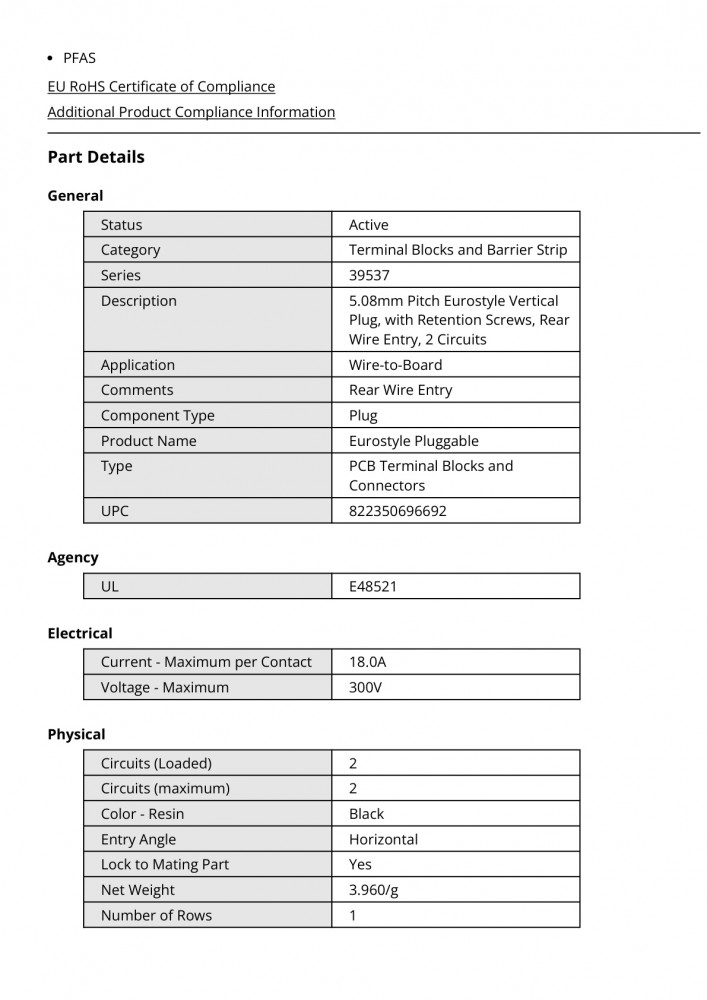 MOLEX 395372002 document image, page 2
