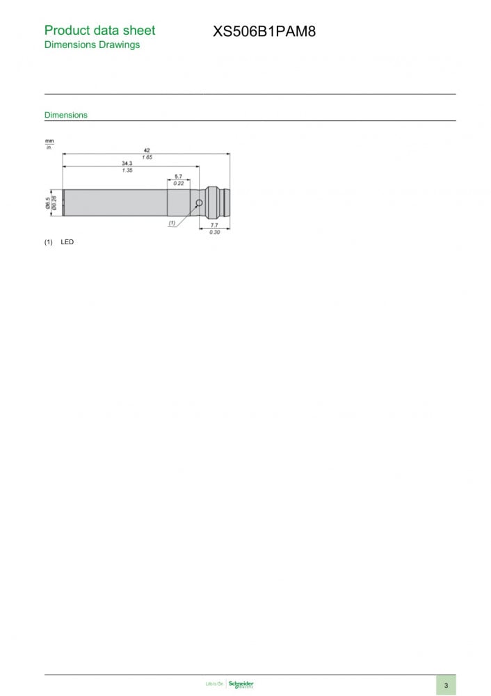 XS506B1PAM8 datasheet page 3