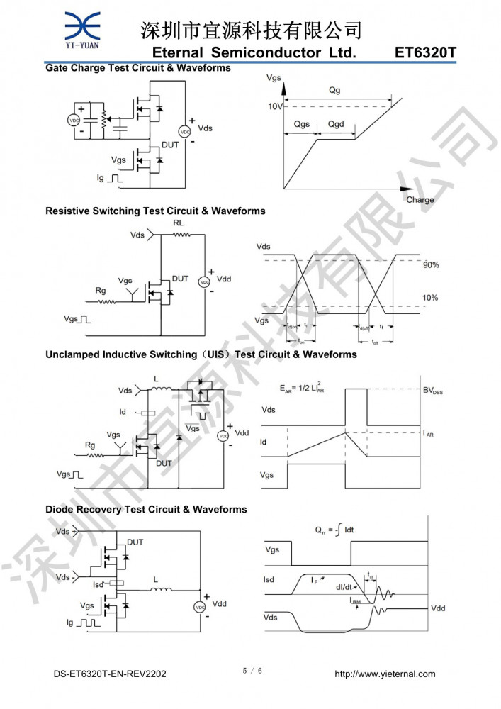ET6320T datasheet page 5
