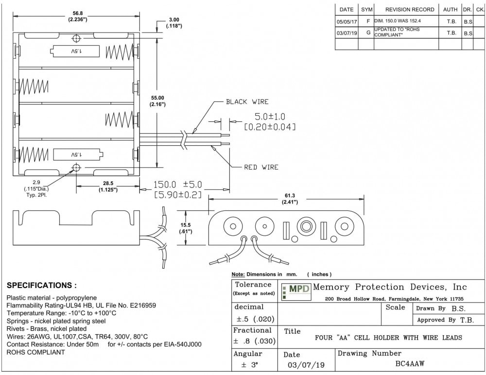 MPD BC4AAW technical drawing preview