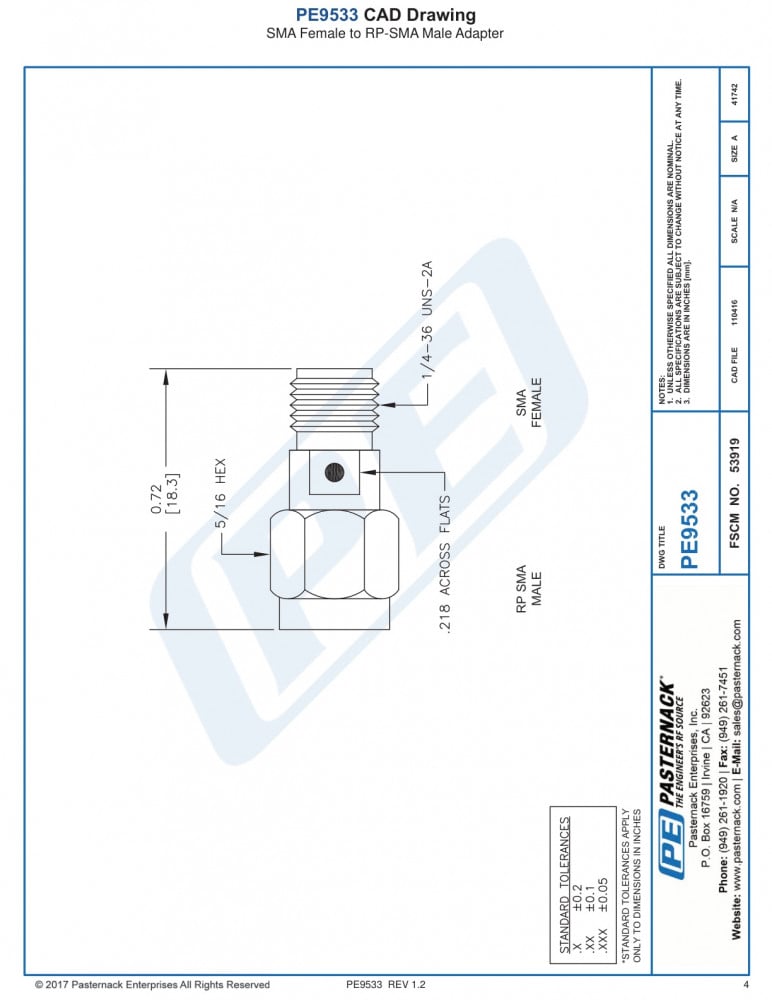 PE9533 technical document page 4