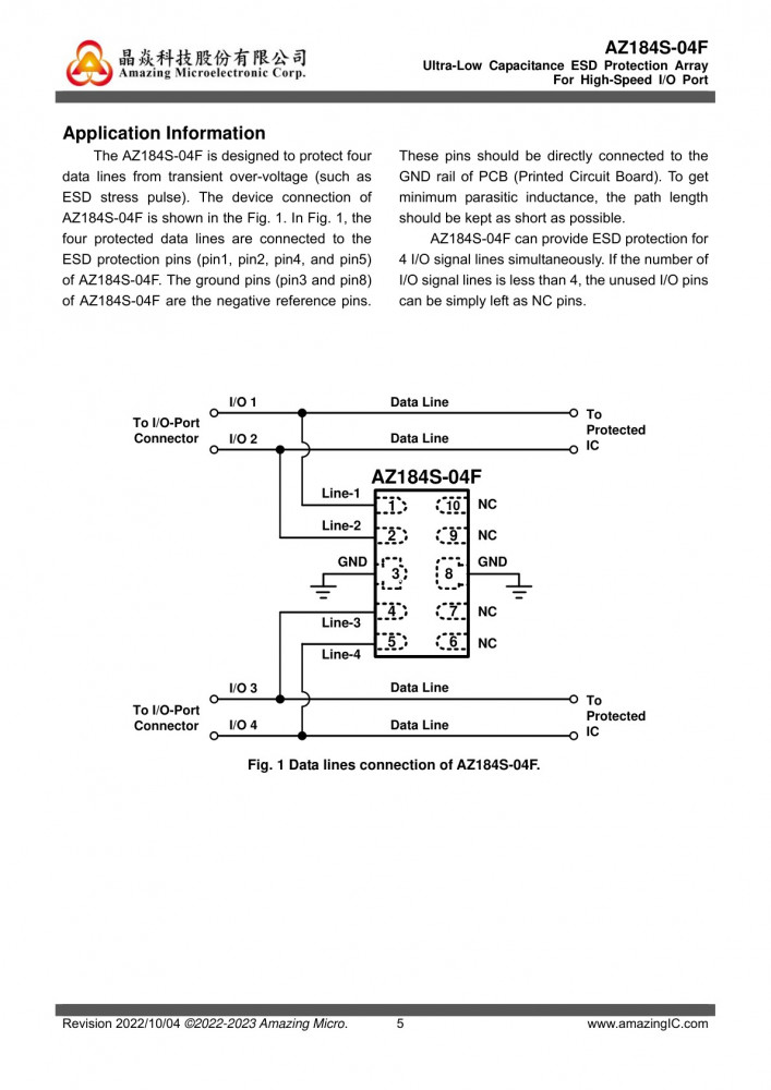 AZ184S-04F datasheet page 5