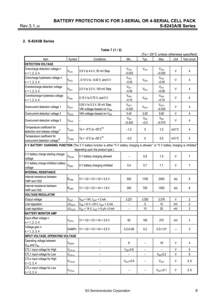 S-8243BAFFT-TB-G datasheet page 9