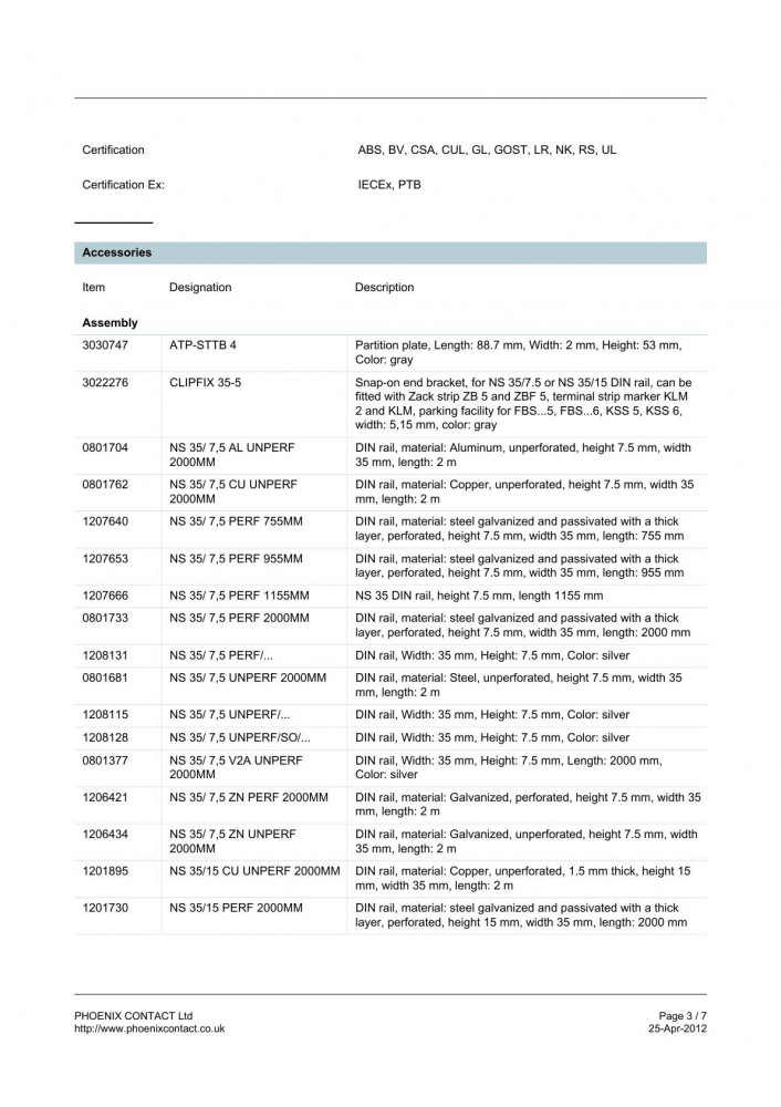 PTTB 2,5-PE technical document page 3