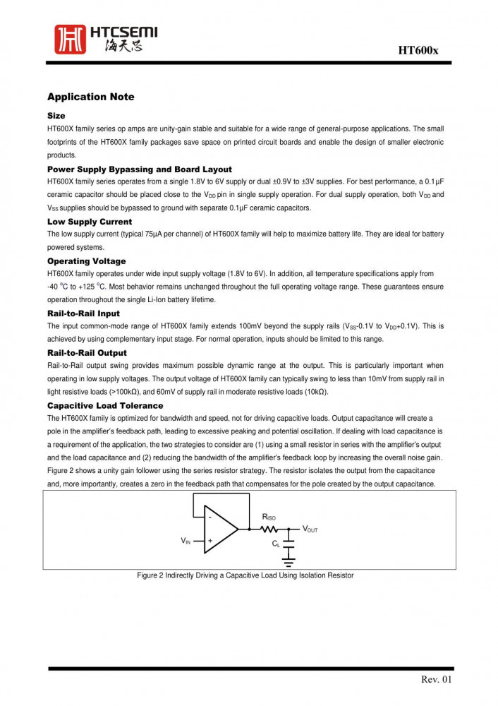 HT6004 datasheet page 5