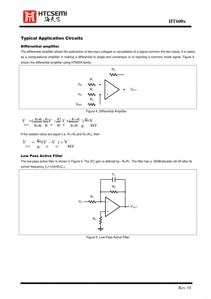 HT6004 datasheet page 7