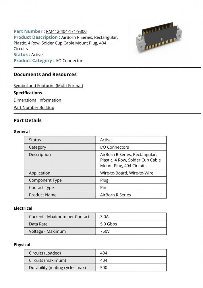 RM412-404-171-9300 technical document image, page 1