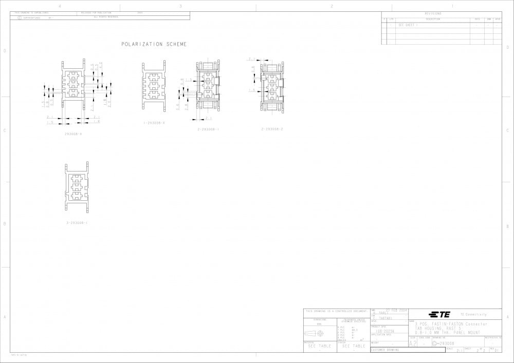 TE Connectivity 1-293008-1 drawing page 2