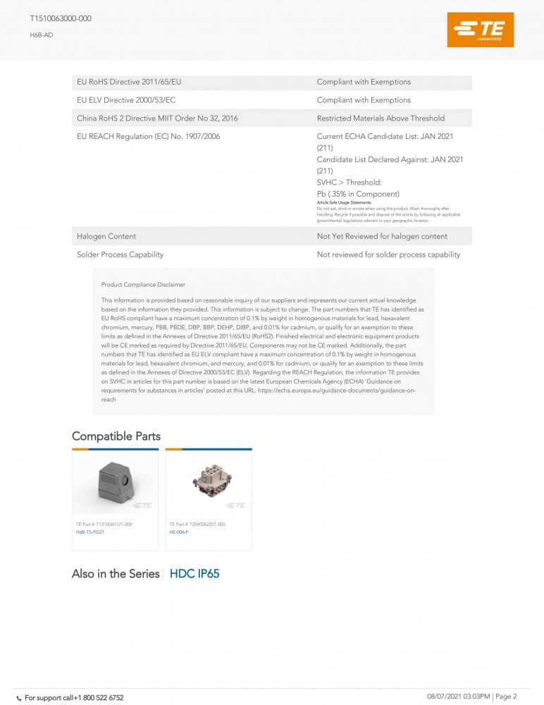 T1510063000-000 technical document page 2