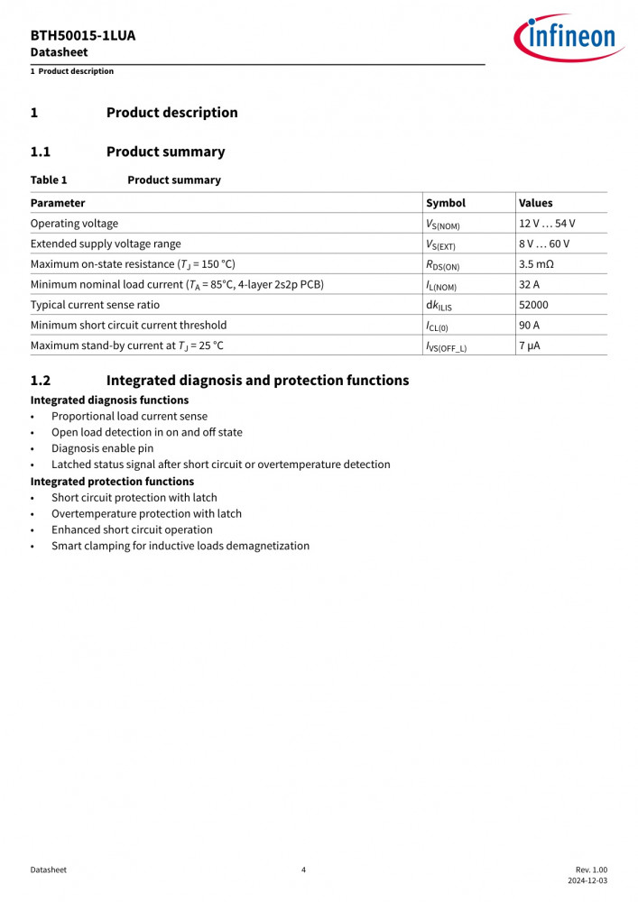 BTH500151LUAAUMA1 technical document page 4