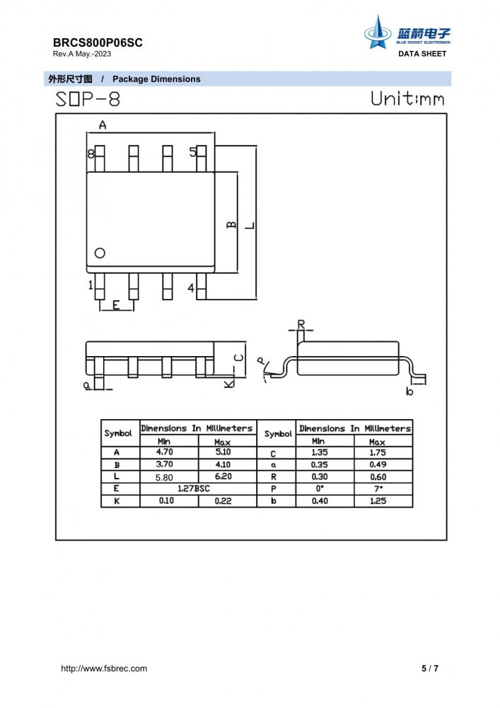 BRCS800P06SC datasheet page 5