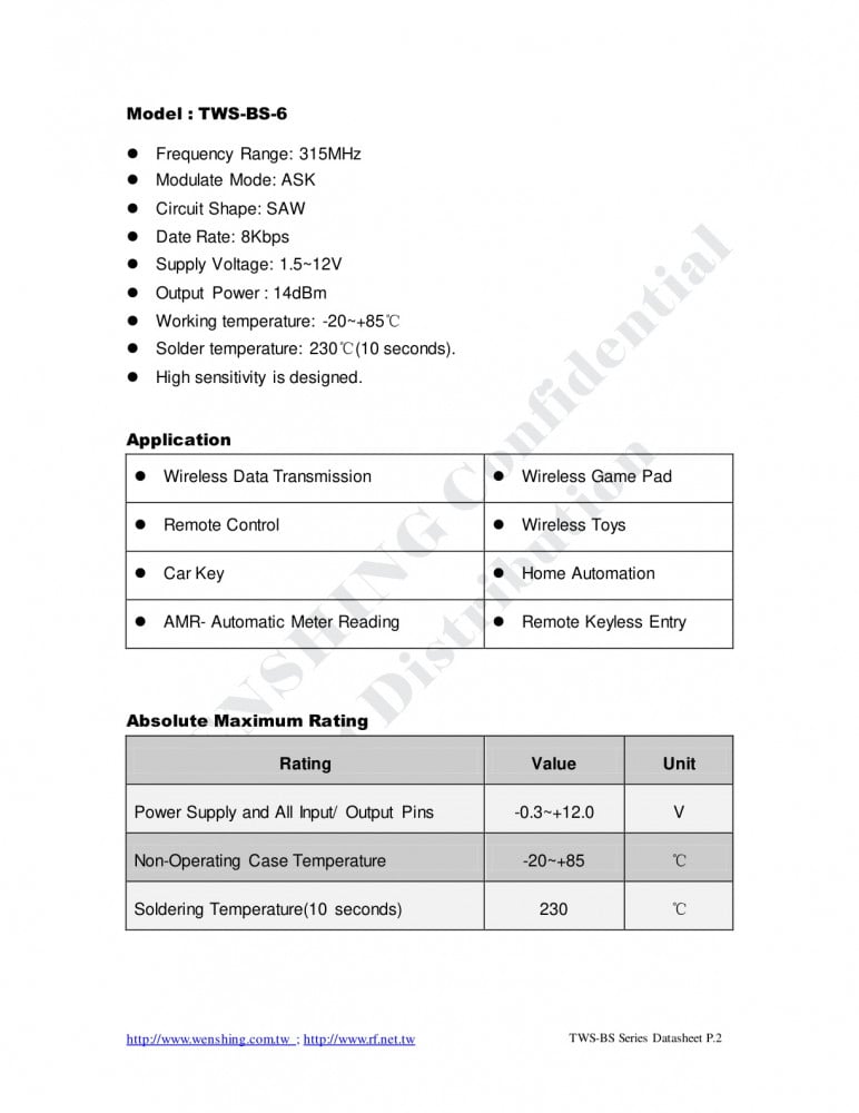 WRL-10535 technical document page 2