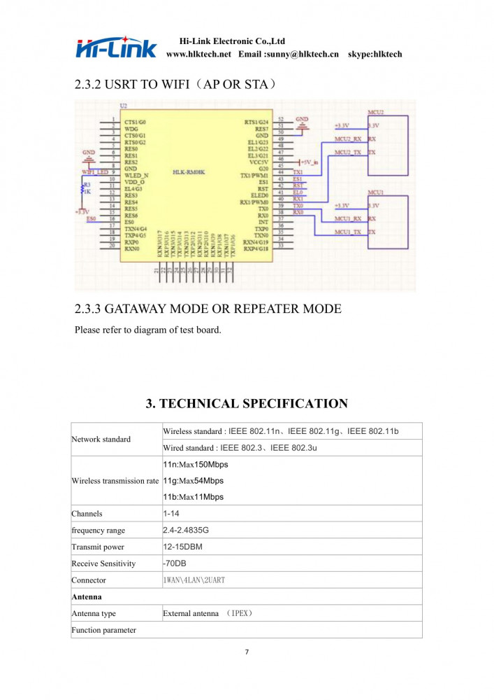 HLK-RM08K manual page 7