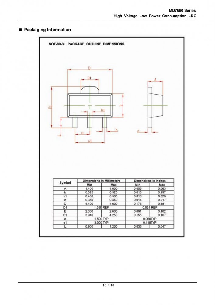 MD7680 datasheet page 10
