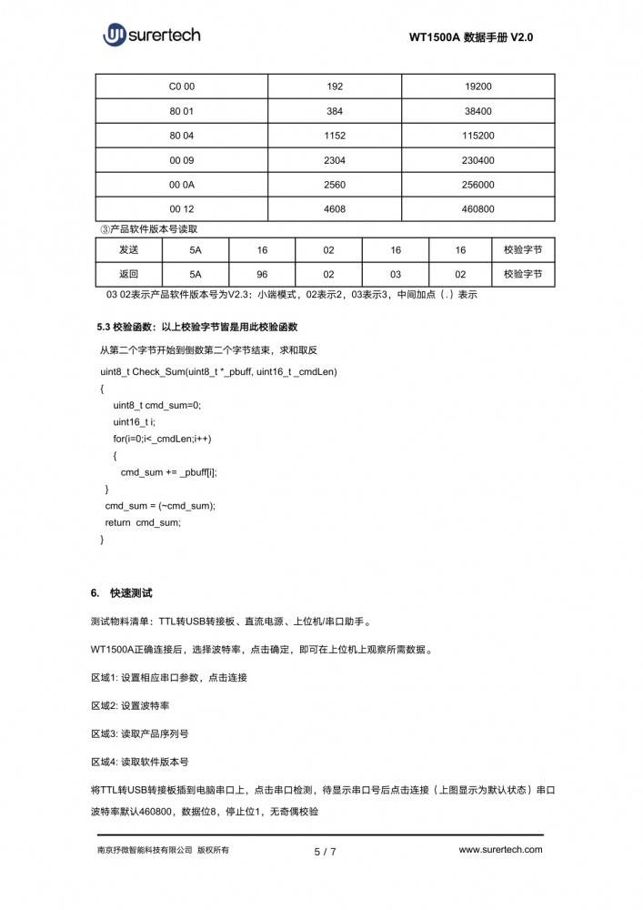 WT1500A-I technical document page 5
