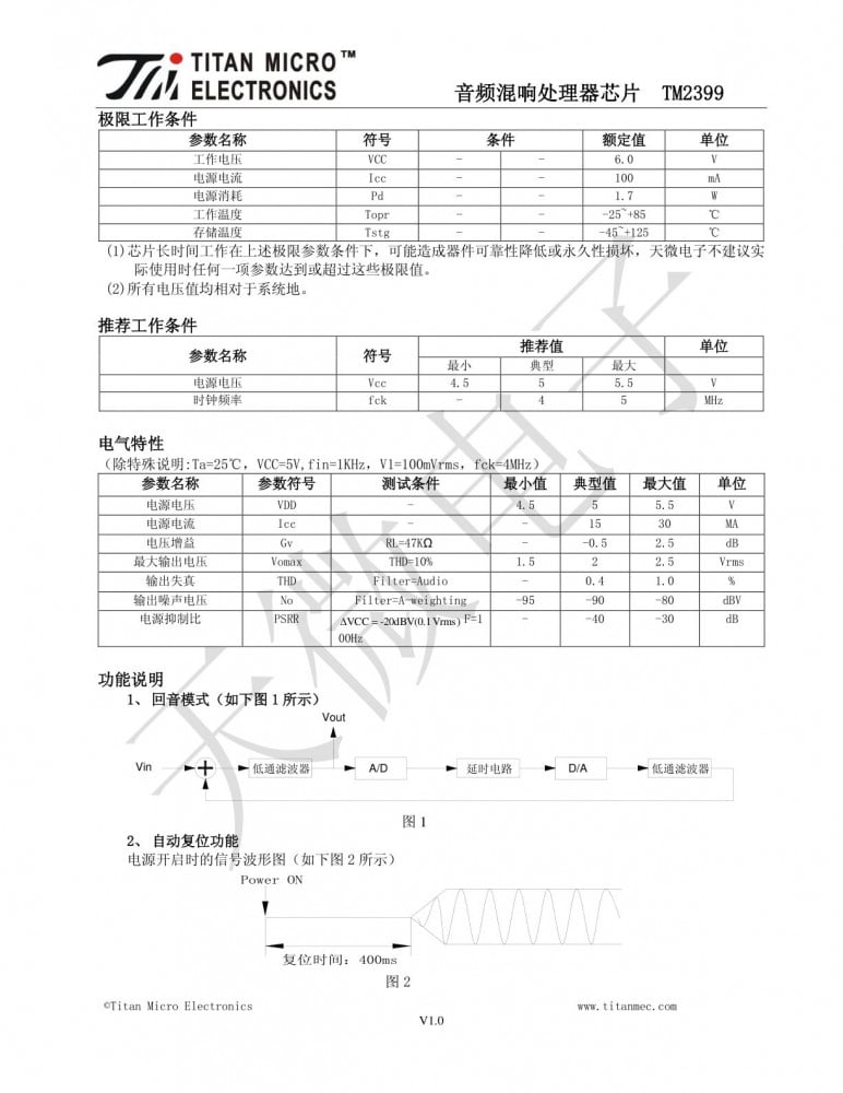 TM2399 datasheet page 3