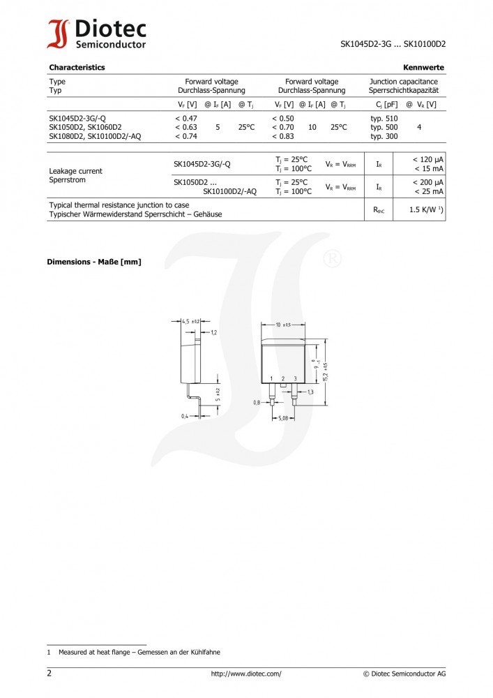 SK1060D2 datasheet page 2