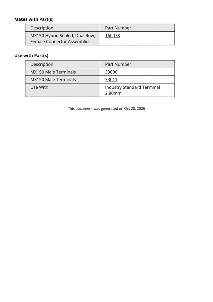 MOLEX 1600793005 document image, page 3