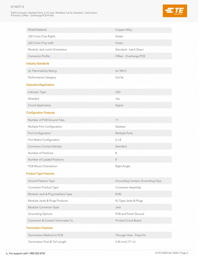 6116317-3 technical document page 2