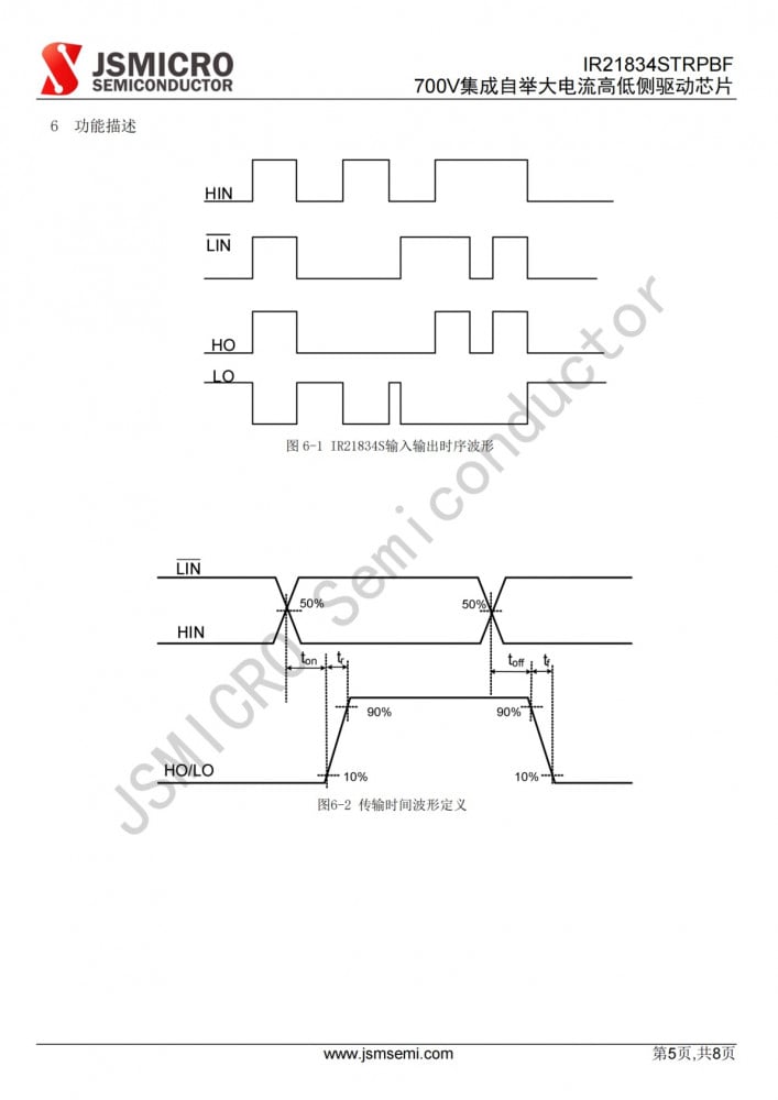 IR21834STRPBF-JSM datasheet page 5