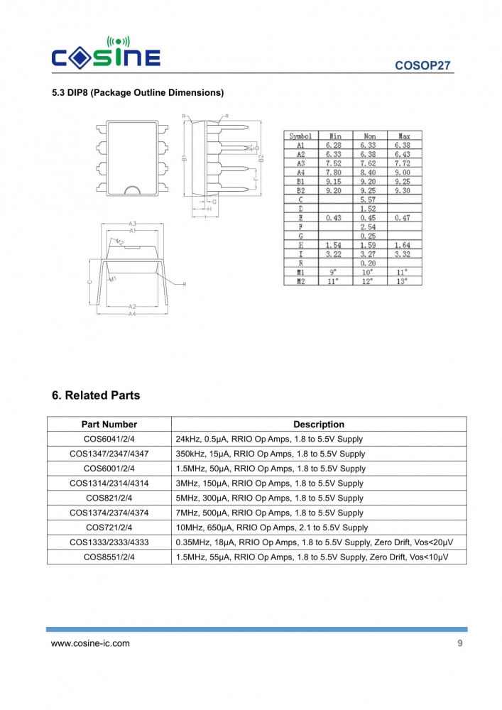 COSOP27SRB datasheet page 9