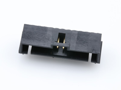 2.54mm Pitch SL Header, Single Row, Right Angle, 3.05mm Pocket, Shrouded, with Press-fit Plastic Peg, 12 Circuits, Tin (Sn) Plating for sale